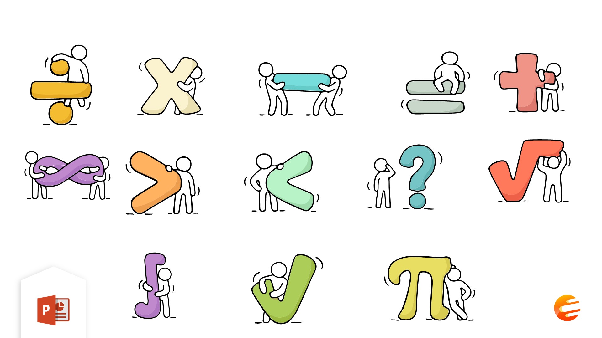 بوربوينت العلامات الحسابية في مادة الرياضيات للأطفال - ادركها بوربوينت