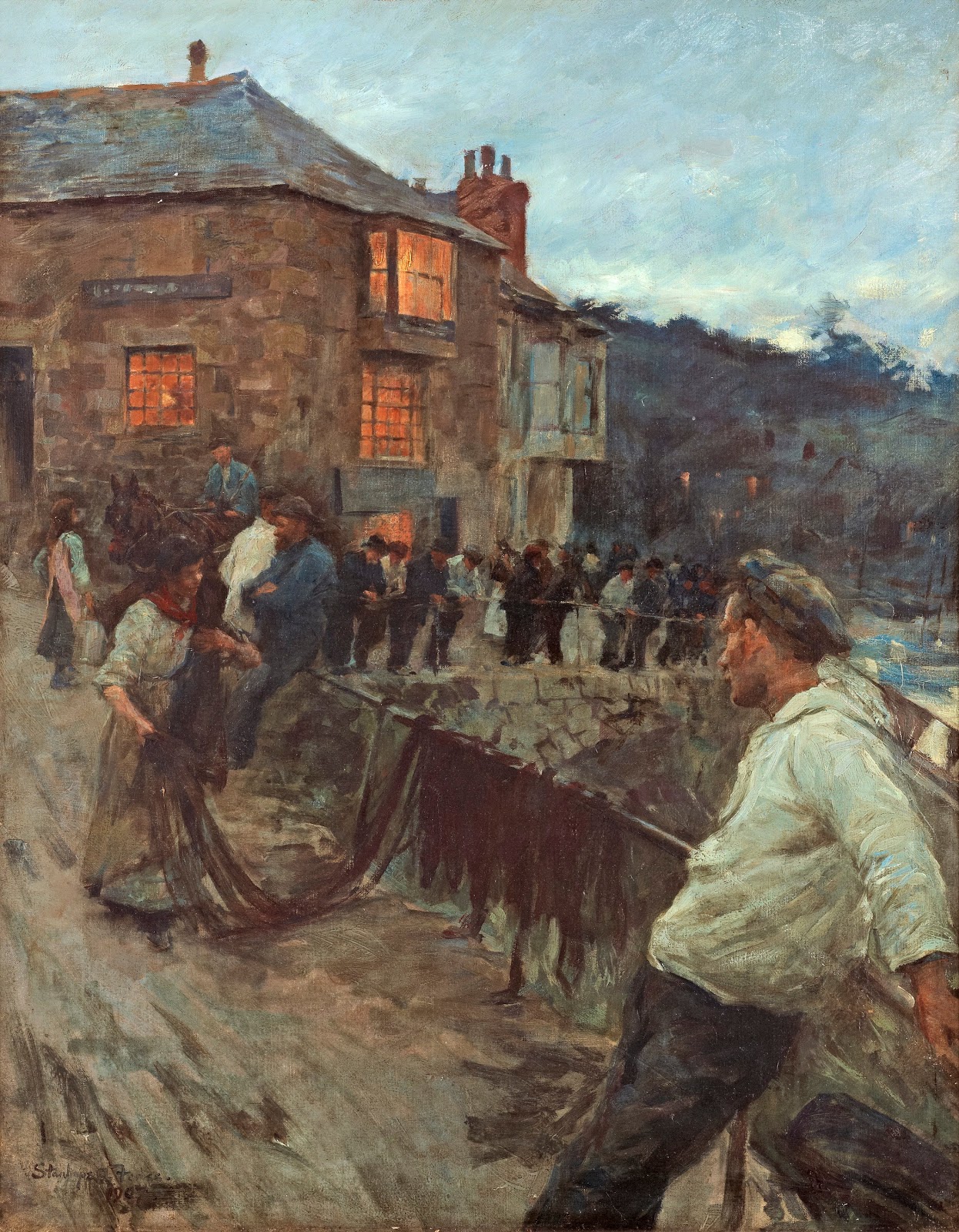 Irish Artist "Stanhope Forbes" - A Plein Air Genre Painter
