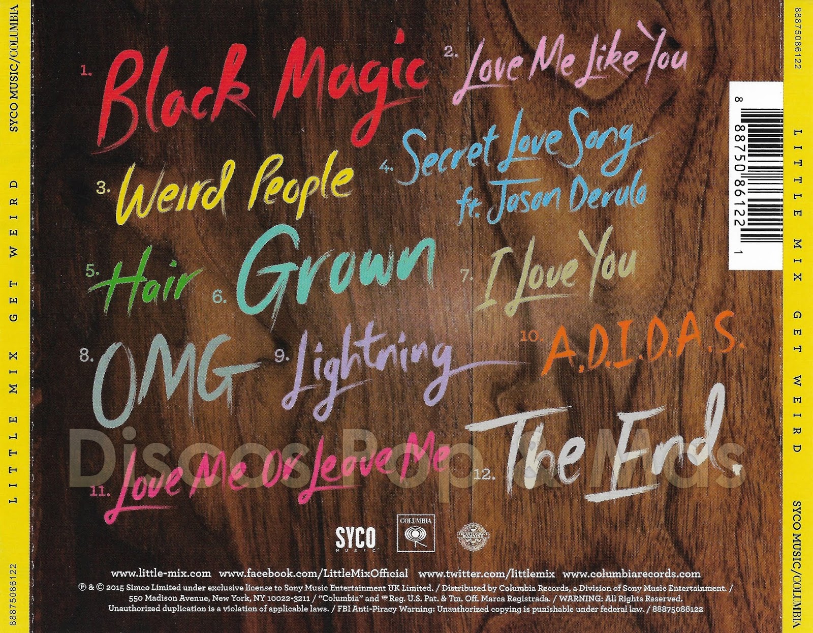 Discos Pop & Mas: Little Mix - Get Weird