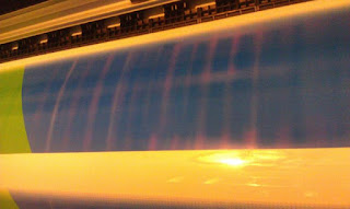 Troubleshoot large format printer printing problems: Vertical Banding ...