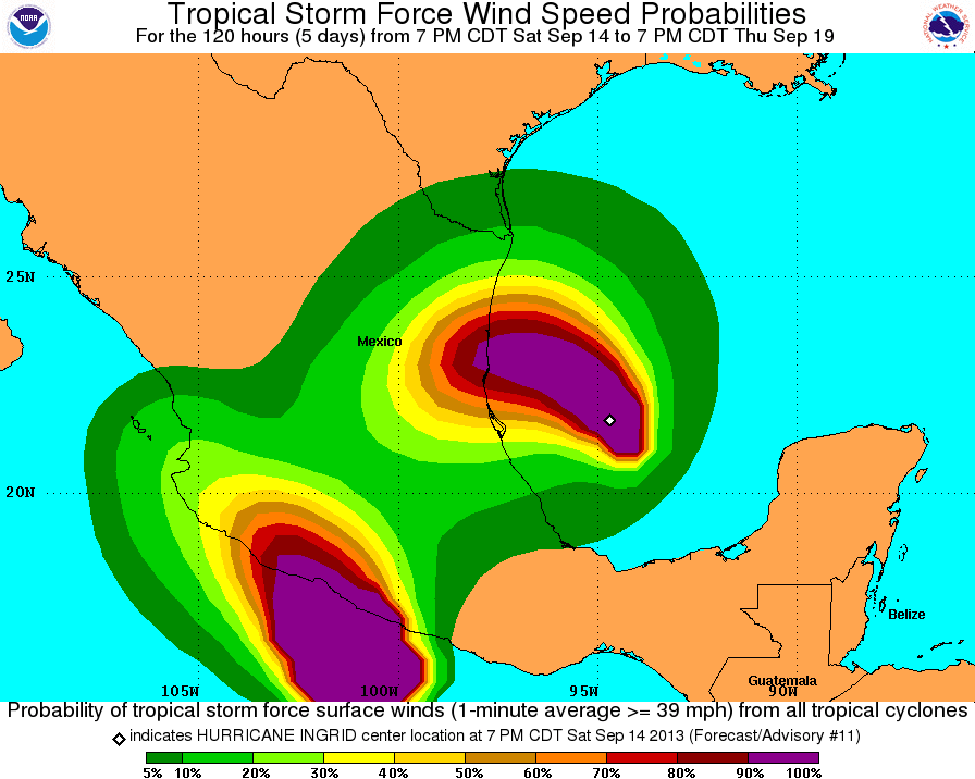 Hurricane Harbor: 2nd Hurricane of the Season - - Hurricane Ingrid