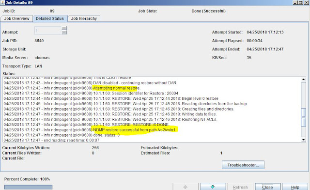 Remote Infrastructure Management: NetBackup NDMP Backup Configuration
