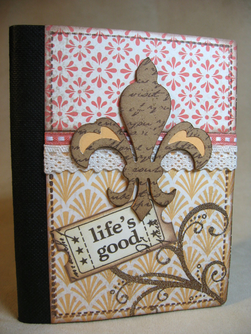 Altered Card Box & Mini Composition Book