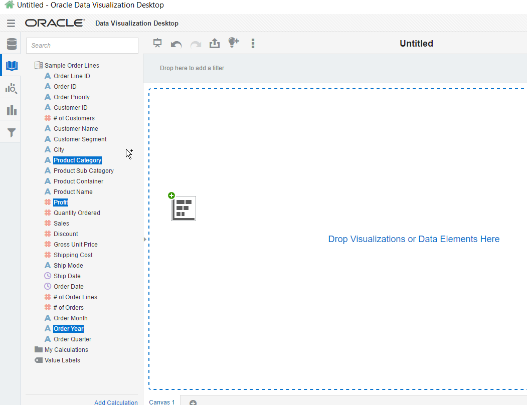 OBIEE in IL: Data Visualization Desktop (DVD) 12.2.2 - Master Detail ...