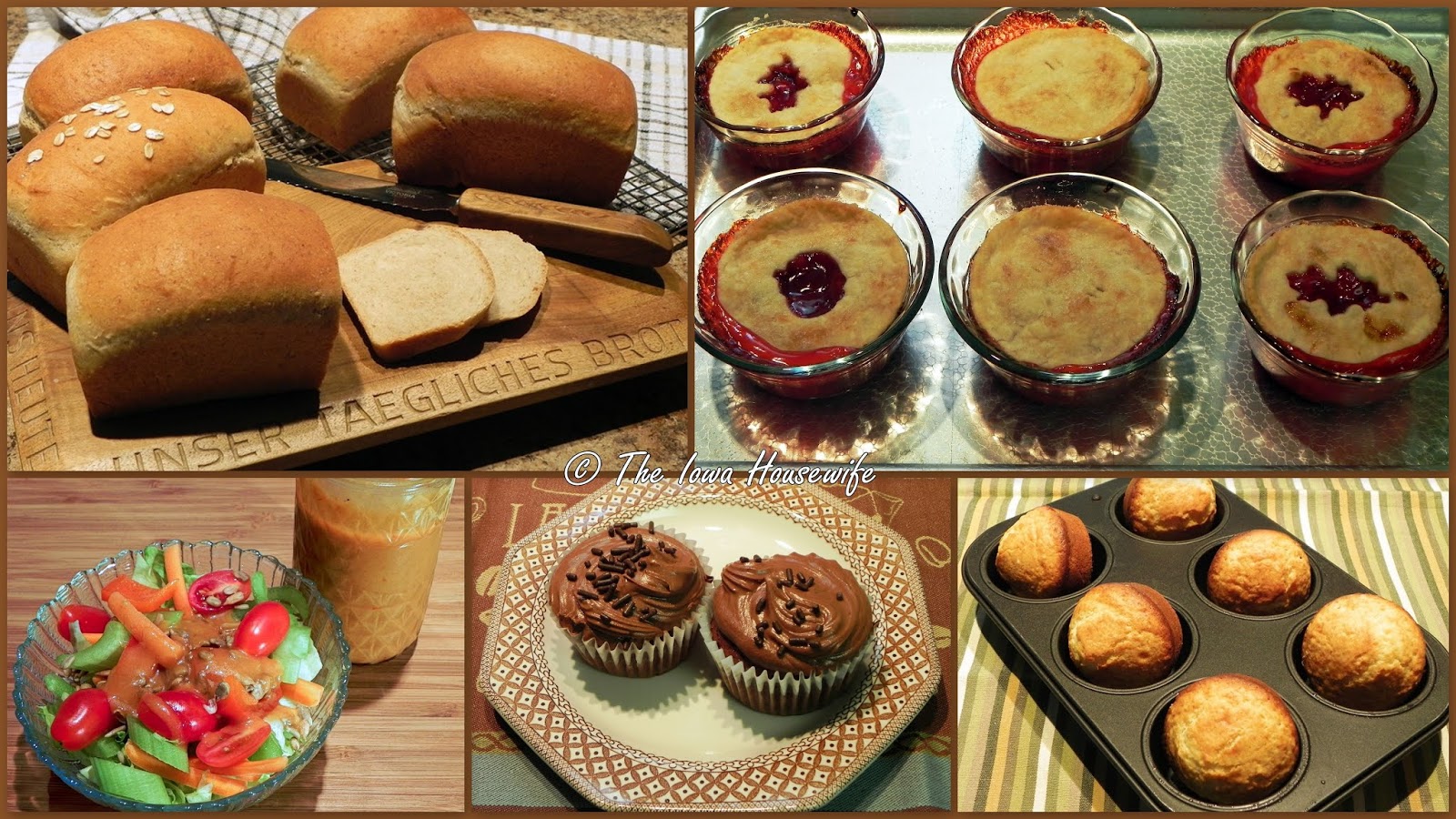 The Iowa Housewife: Small Recipes...Baking and Cooking Less