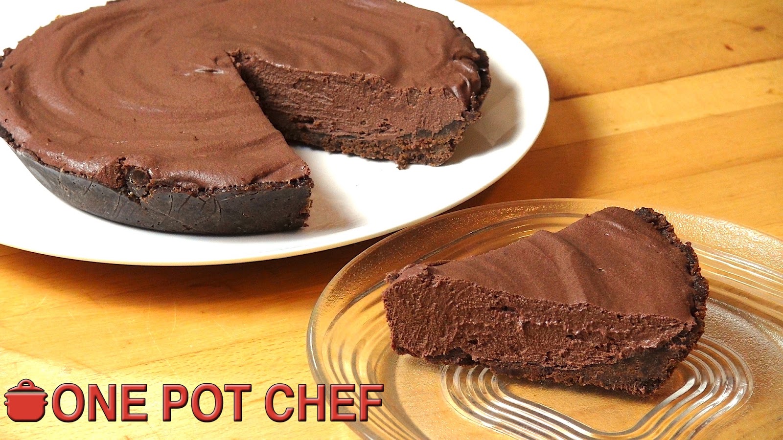 The One Pot Chef Show: Ultimate No Bake Chocolate Pie | One Pot Chef