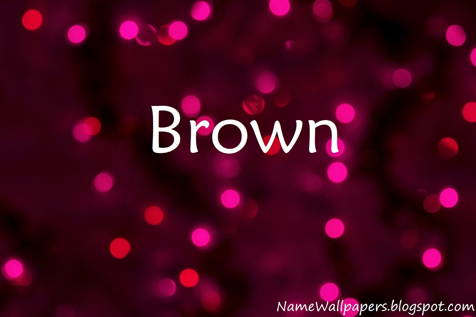 Brown Name Wallpapers Brown ~ Name Wallpaper Urdu Name Meaning Name ...