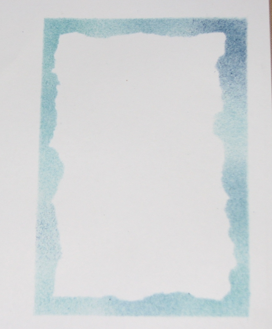Ink Stains: More fun with the Inky Frame Technique