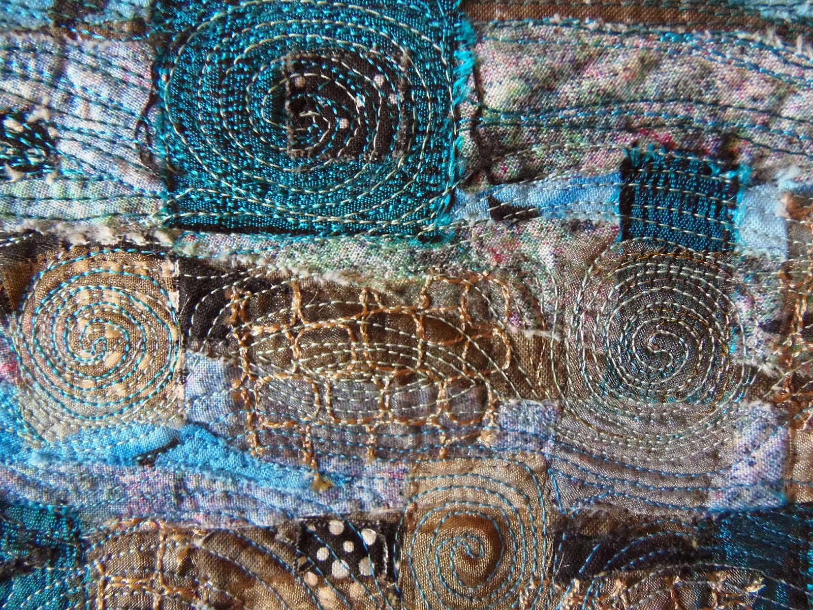 Faeries and Fibres: More thread art