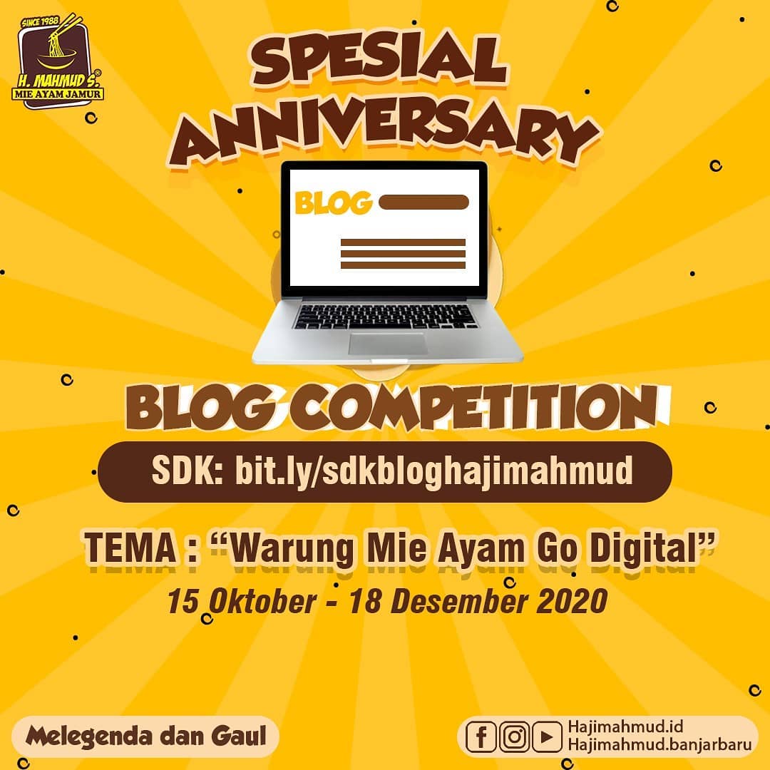 Daftar Lomba Blog Desember 2020, Ada Hadiah Sepeda Motor!