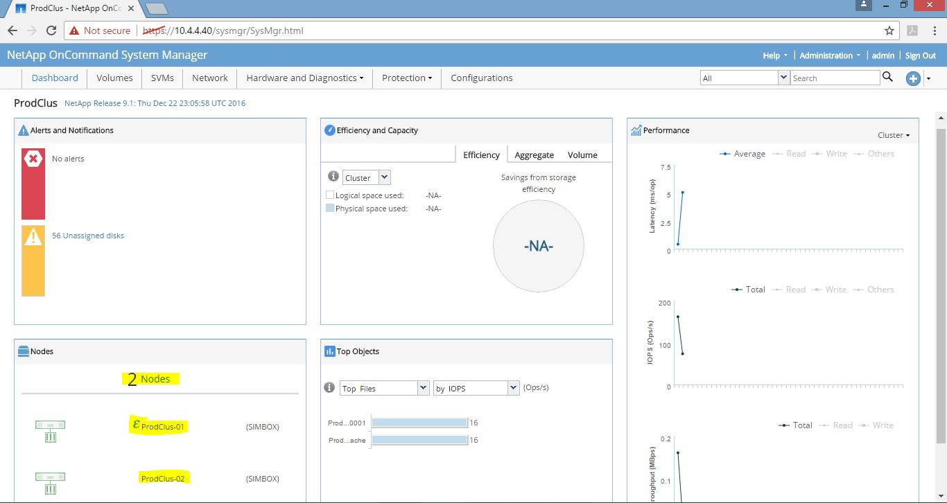 Remote Infrastructure Management: NetApp ONTAP 9.1 CLI Cluster Setup