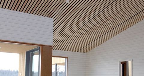 Building our Oasis: Koivuinen sisäkatto