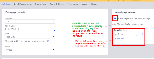Pega Keyed data page | Pega Help | Case Management | Integration | Data ...