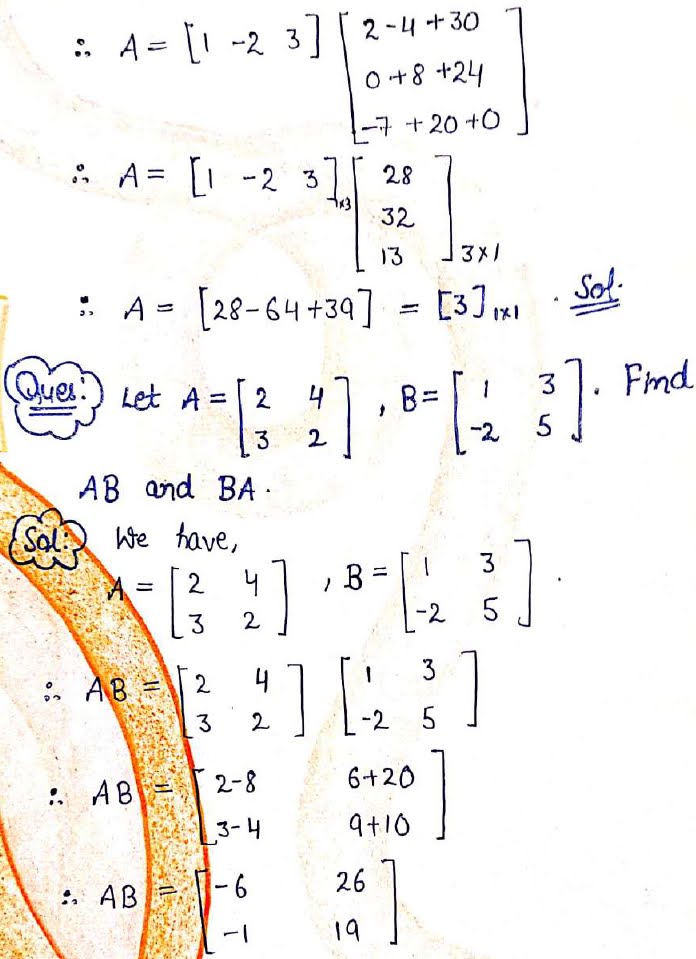 CH 3 - Matrices - Plus Two