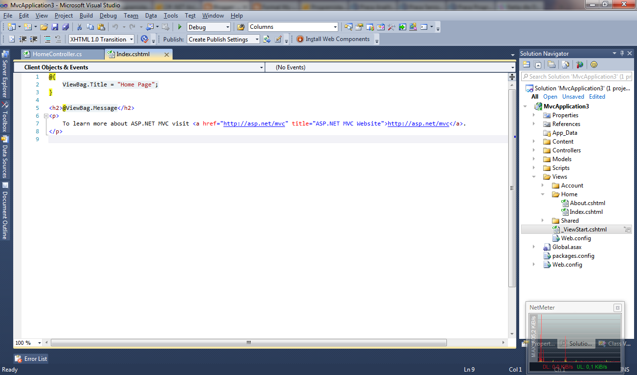 Programowanie w .NET: ASP.MVC 3 pierwsze kroki cz. 1
