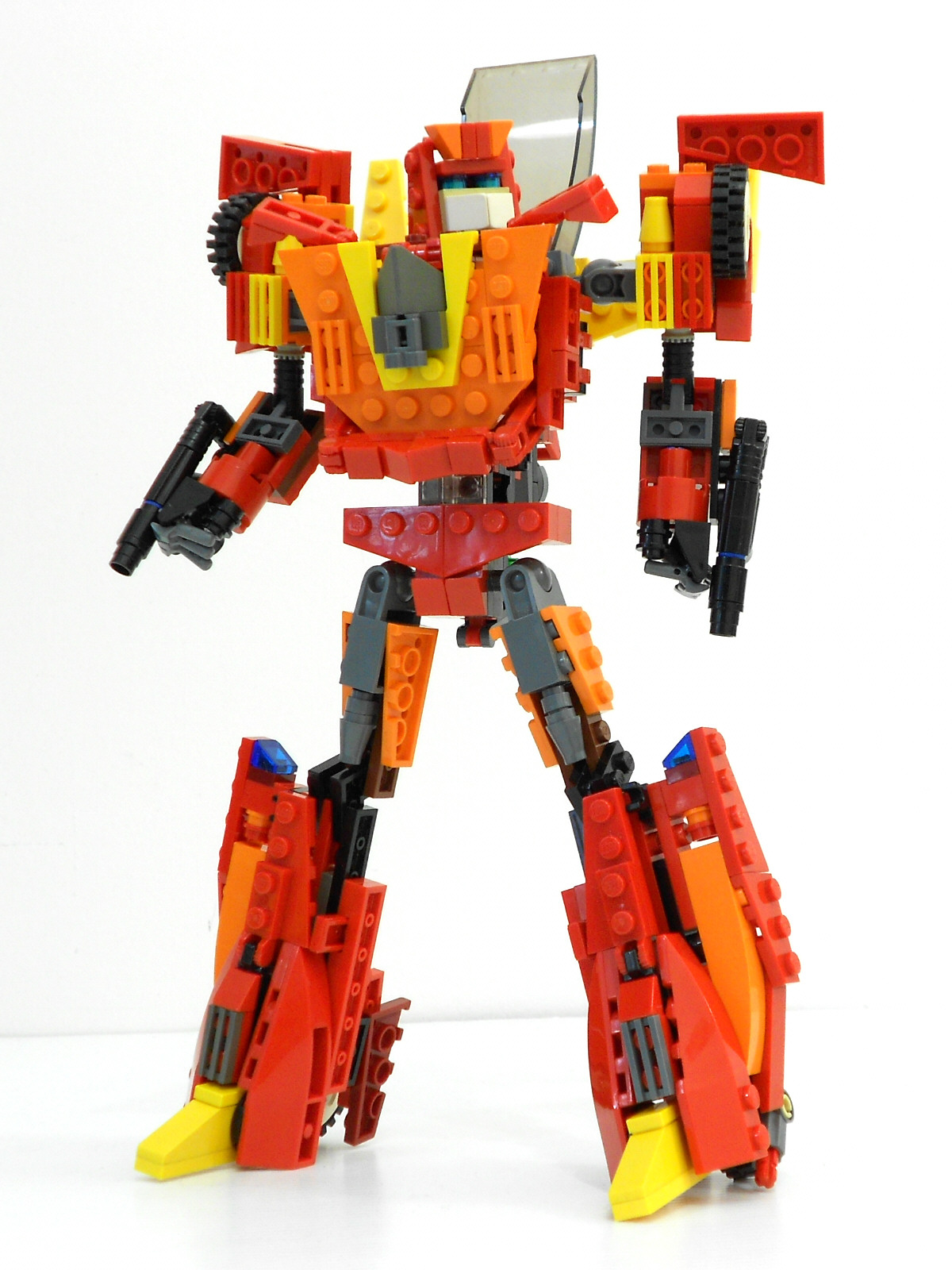 Alanyuppie's LEGO Transformers: Rodimus Primal Transformation Sequence