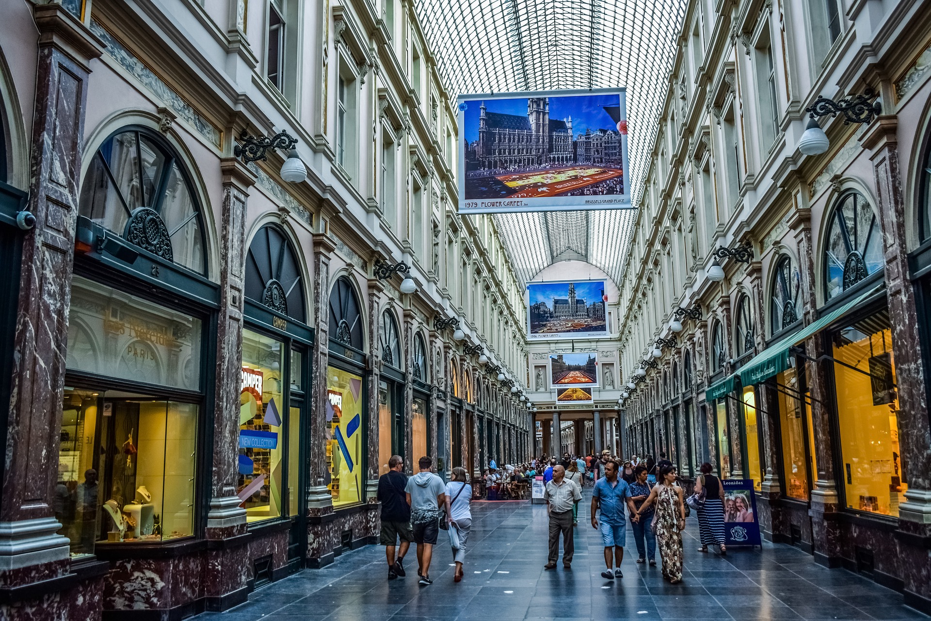 The Royal Saint-Hubert Galleries in Brussels