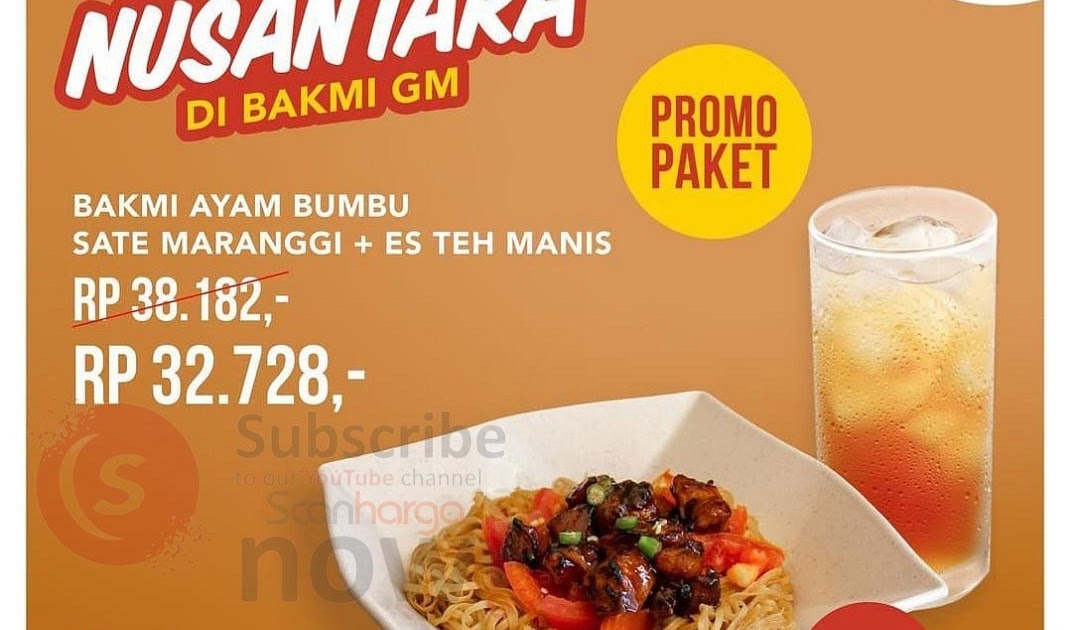 BAKMI GM Promo Paket Kuliner Nusantara harga hanya 30 Ribu-an* | scanharga