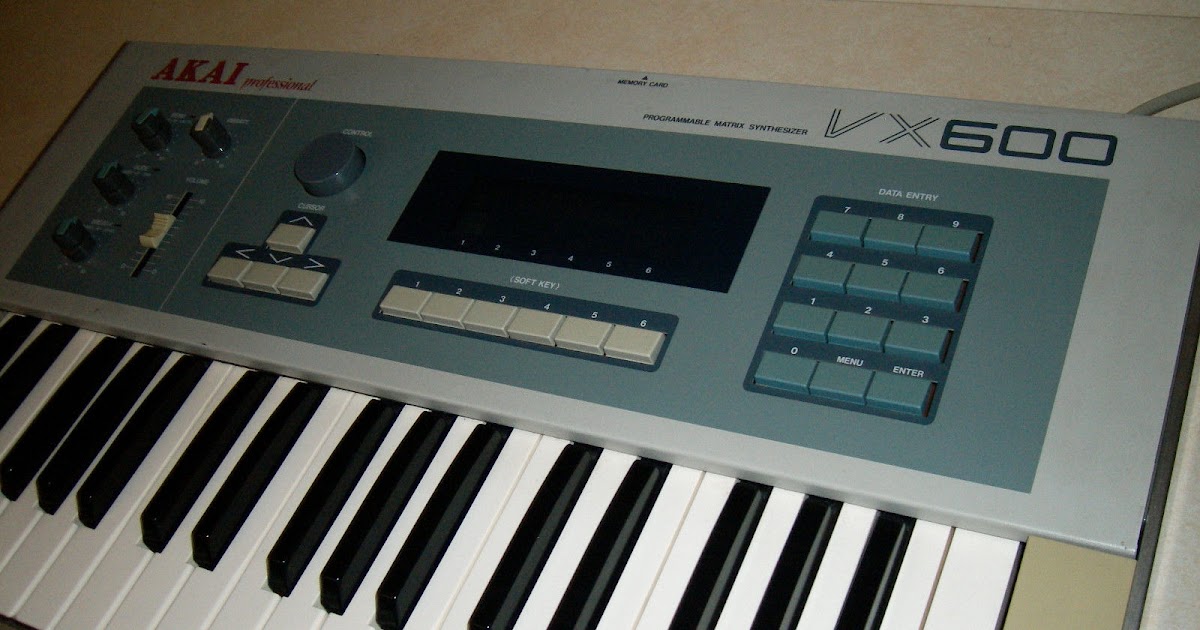 MATRIXSYNTH: AKAI VX-600 Six Voice/12 VCO Analog Synth