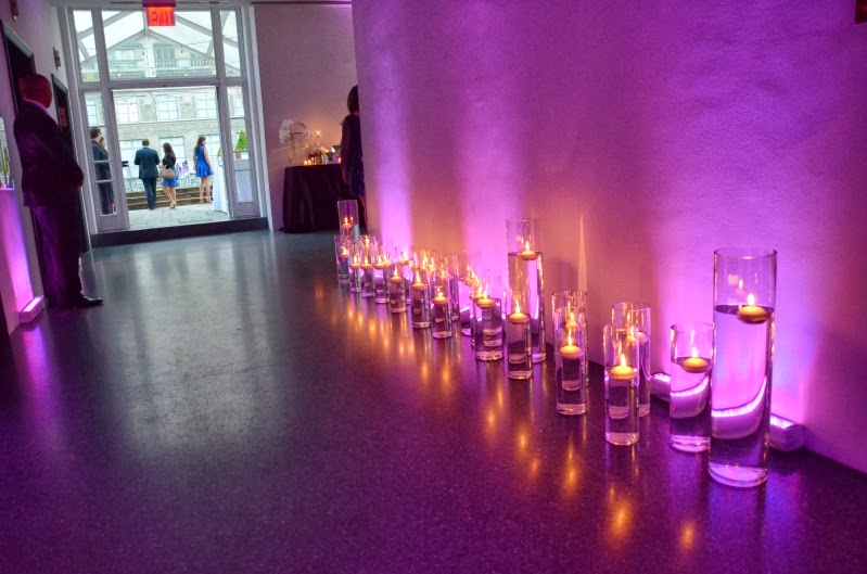 620 Loft & Garden: Uplighting and Table Pin Spot - Universal Light & Sound