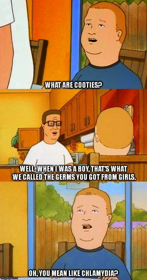 What are cooties, when i was a boy that's what we called the germs you ...