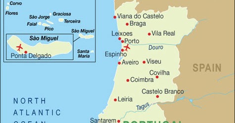Geografi Negara Portugal | Gurugeografi.id