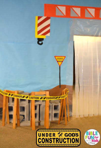 VBS Under Construction Decorating Part 1 | Bible Fun For Kids
