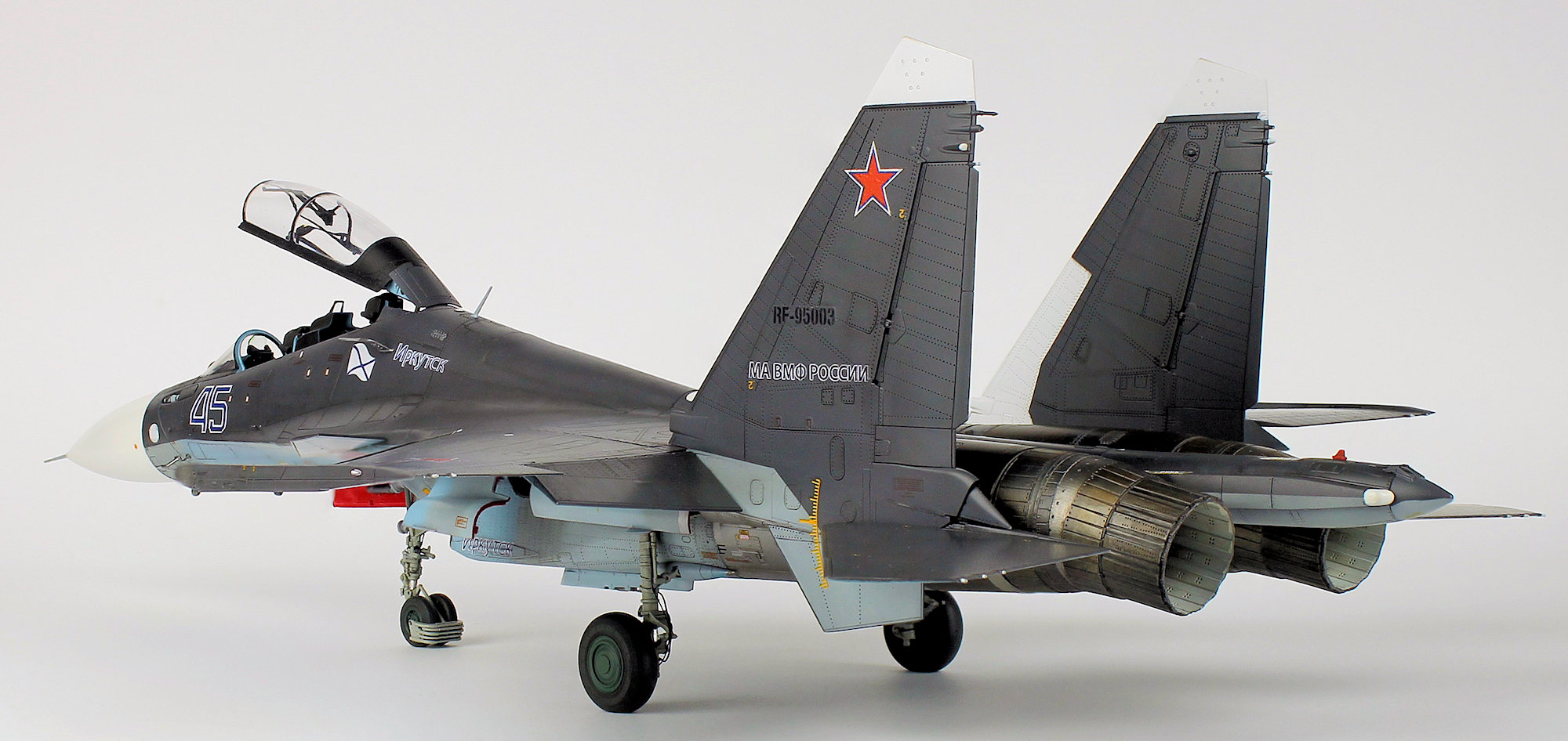 The Modelling News: Sukhoi SU-30SM Flanker C From Kittyhawk 1/48th scale