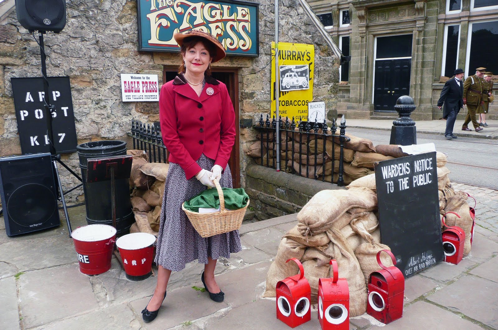 Lindas Derbyshire Diary 1940s Weekend Crich Tramway Museum