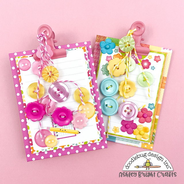 Doodlebug Design Inc Blog: CUTE & CRAFTY MINI CLIPBOARD NOTEBOOKS ...