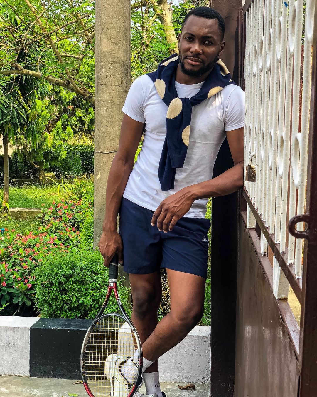 Pictures of Tope Tedela standing tall at about 5"10 feet tall