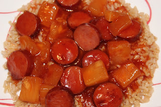 Living on Cloud Nine: SLOW COOKER ISLAND KIELBASA