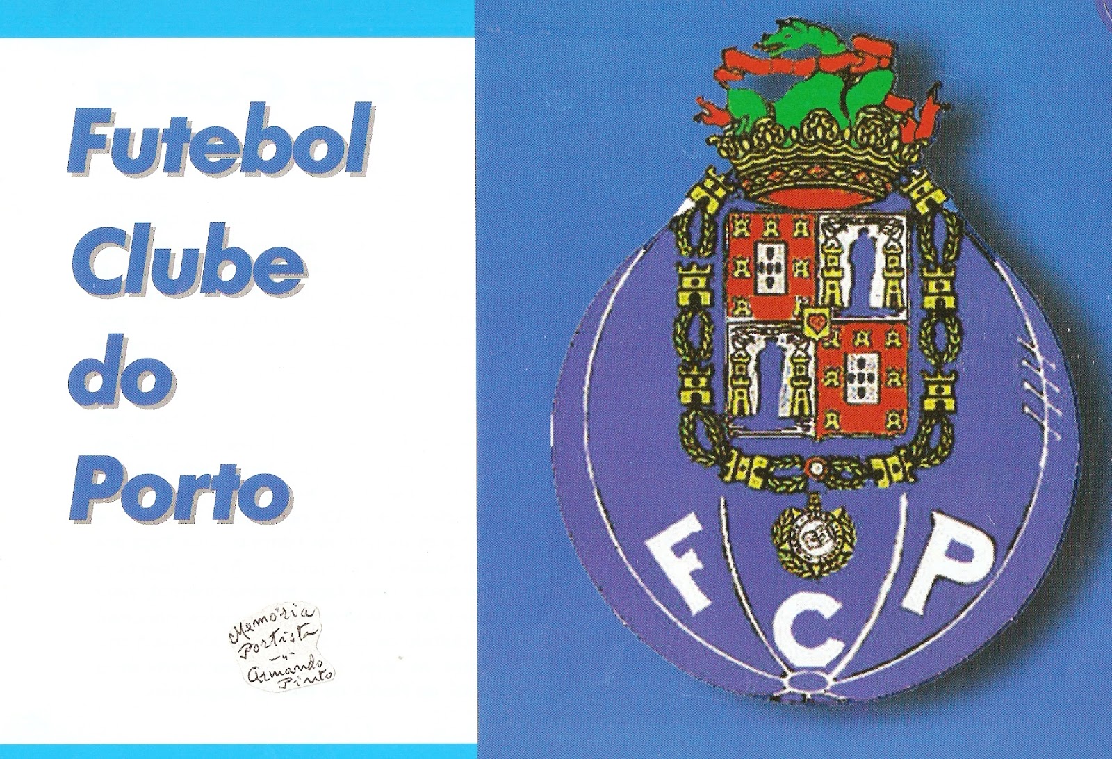 Memória Portista: Emblema do FC Porto - a propósito da estreia de ...