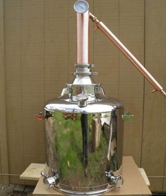 Details on conical whiskey still for sale and its premium design