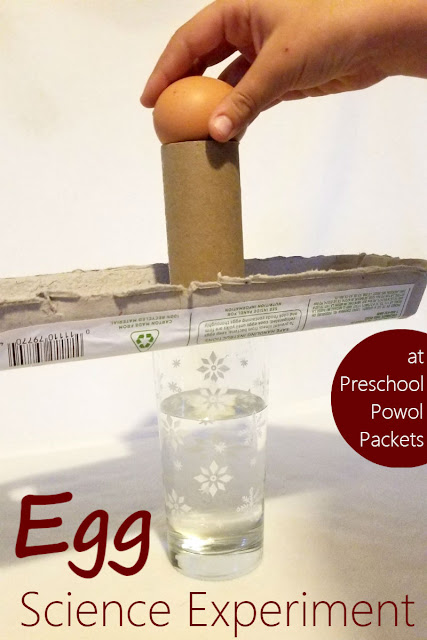 Egg Science Experiment With Inertia | Preschool Powol Packets