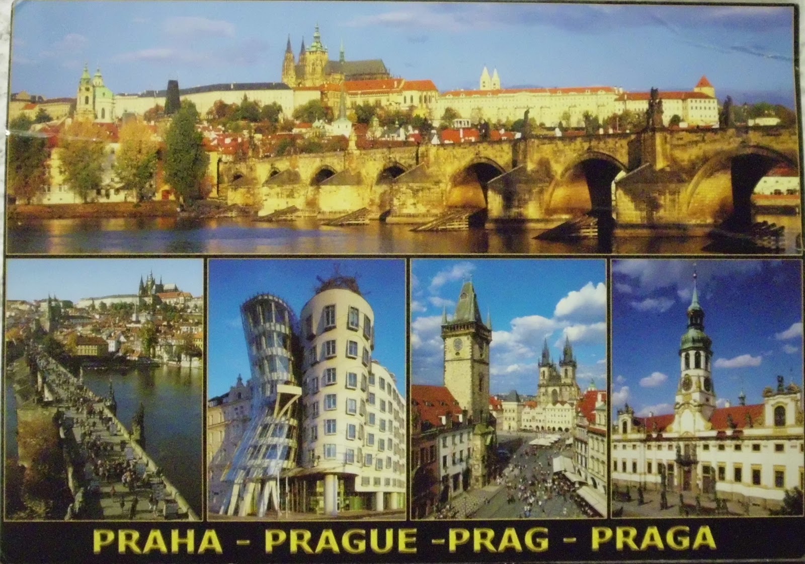 postcards from all around the world: Praha - Česká republika