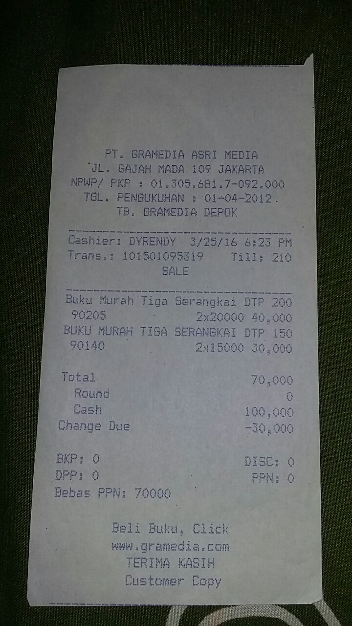 Belajar ERP: Tugas UTS tentang Analisa struk Belanja #ERPT07F