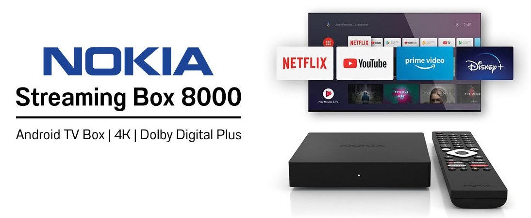 NOKIA Streaming Box 8000 con Certificación Google - PLUGINSXBMC