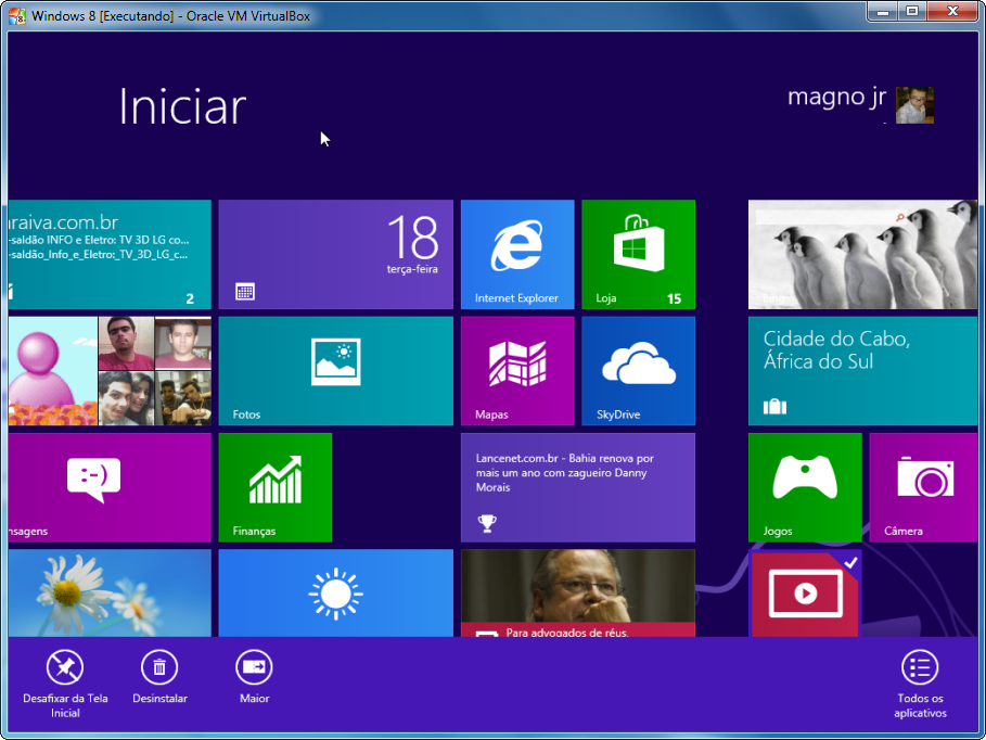 WINDOWS 8: LIDANDO COM A INTERFACE | INFOZUM