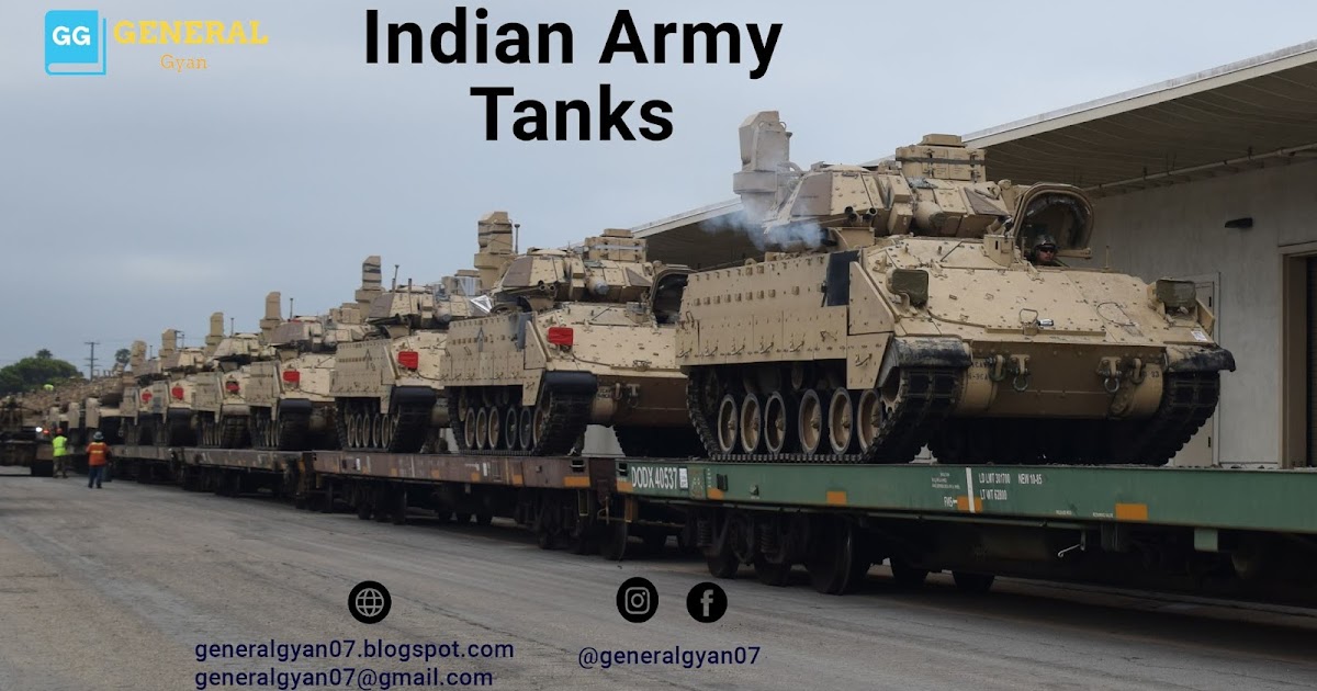 List of Combat Tanks of Indian Army ~ GeneralGyan
