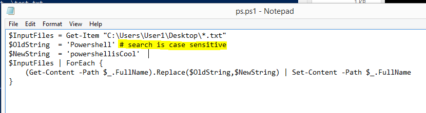 Powershell Post Replace File Content Using Powershell Single And