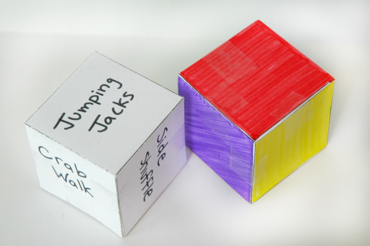 Color Cubes: Gross Motor Game for Toddlers and Preschoolers | What Can ...