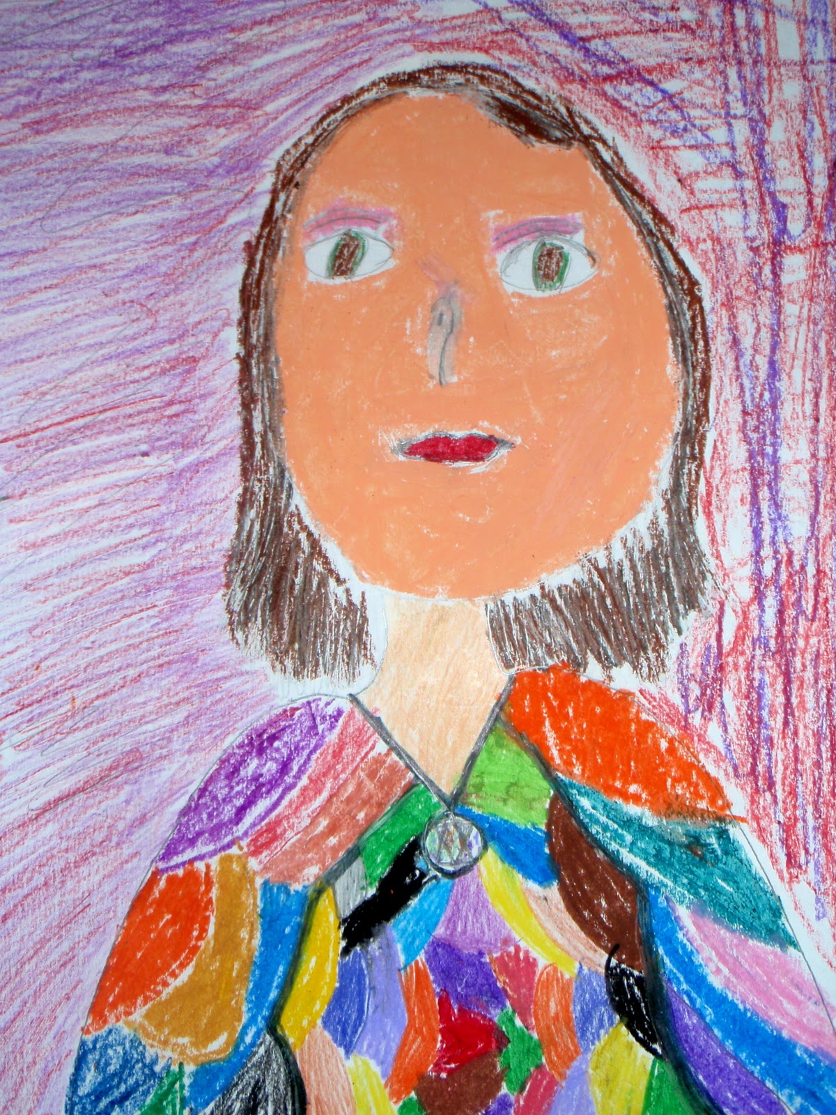 Fayston Elementary Art: Self Portraits by Third and Fourth Graders