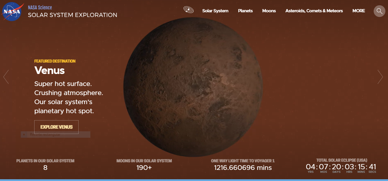 English Elda: #NASA Solar System Exploration