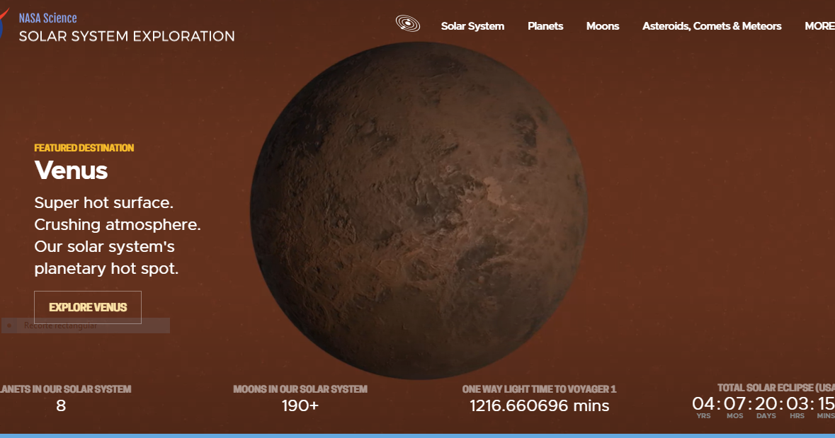 English Elda: #NASA Solar System Exploration