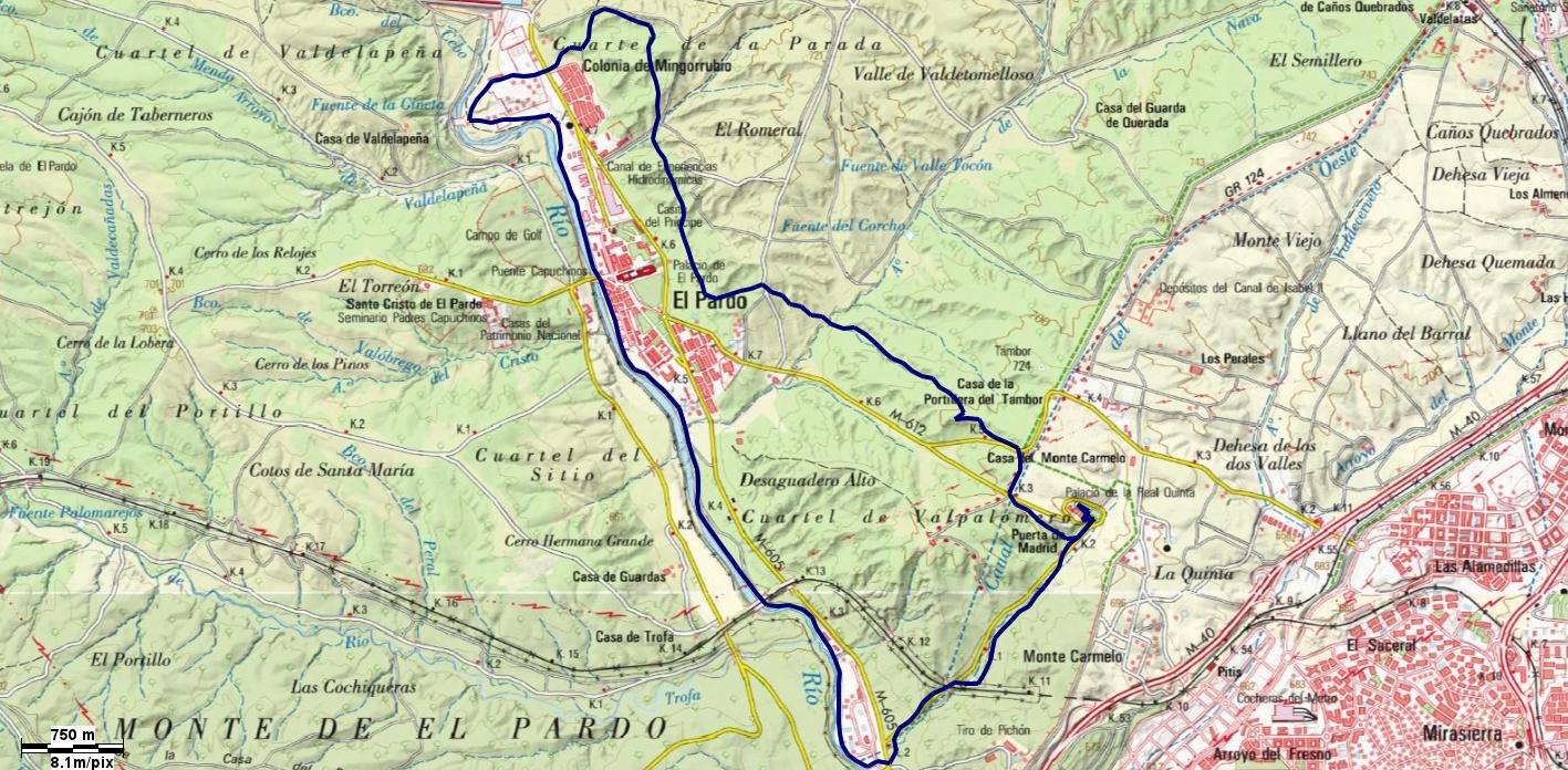 Grupo Mágico de Senderismo Miércoles con Antonio: Excursión 547: Integral Monte de El Pardo