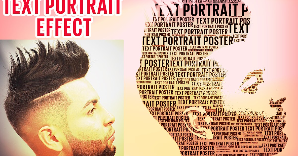 photoshop tutorial | text portrait effect in photoshop cs6 by white dot ...