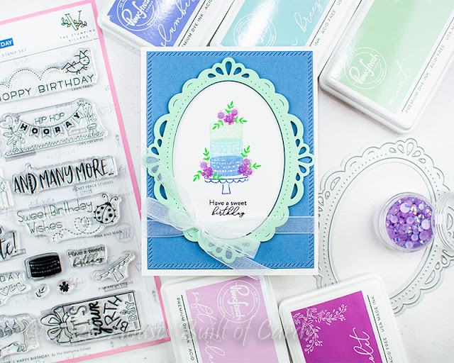 Houses Built of Cards: Sweet Birthday Cake - Pinkfresh Studio and ...