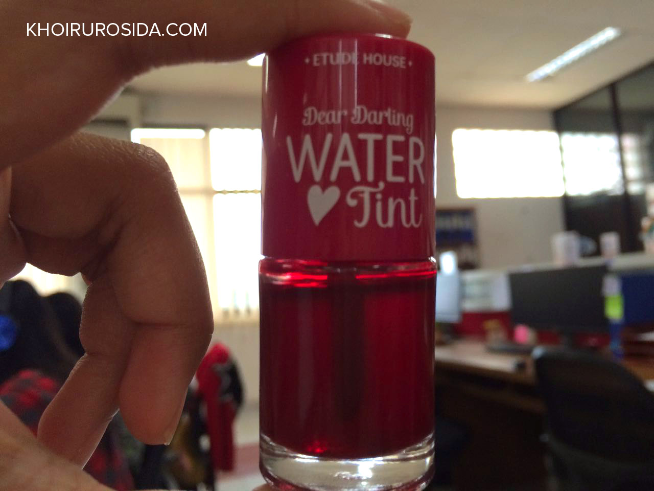 Review Liptint Etude - Dear Darling Water tint Cherry Ade — Look At Me