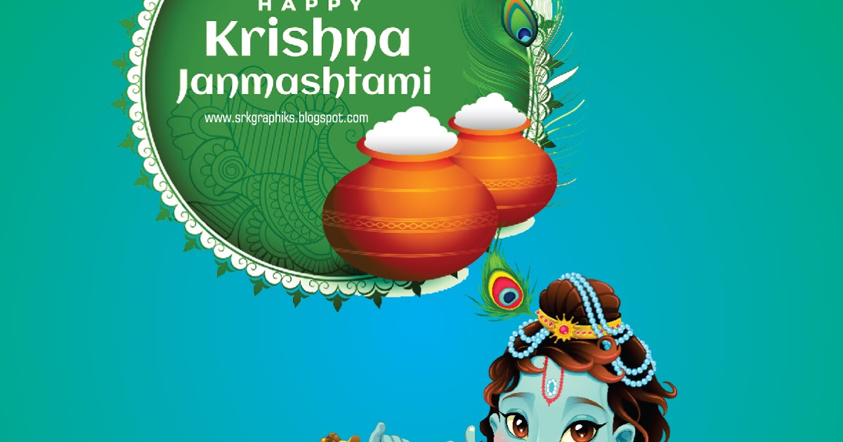 psd sri krishna janmashtami free download - SRK GRAPHICS